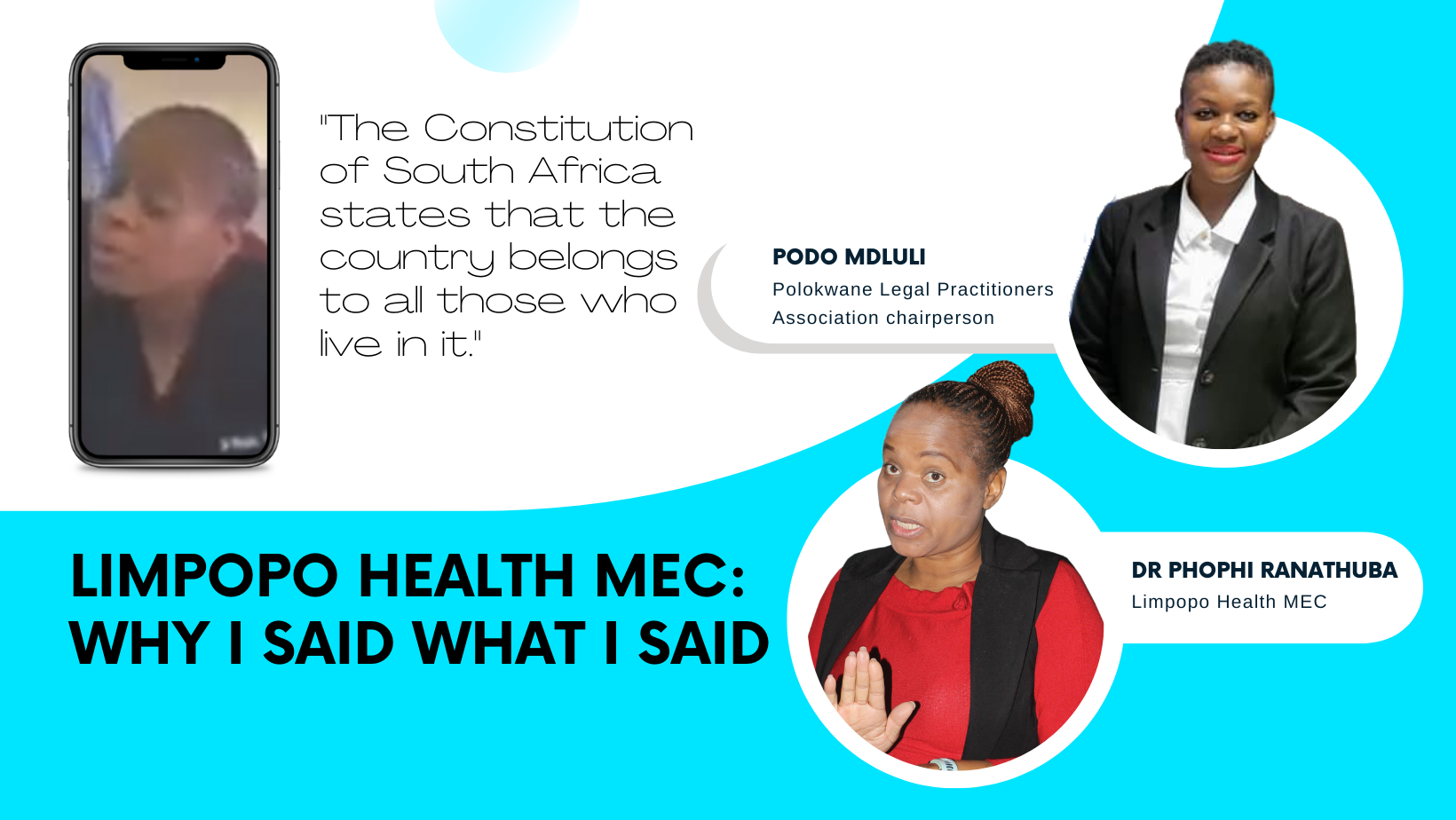 Limpopo Health MEC: Why I said what I said