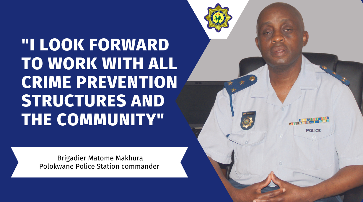 New commander at the helm of the Polokwane Police Station