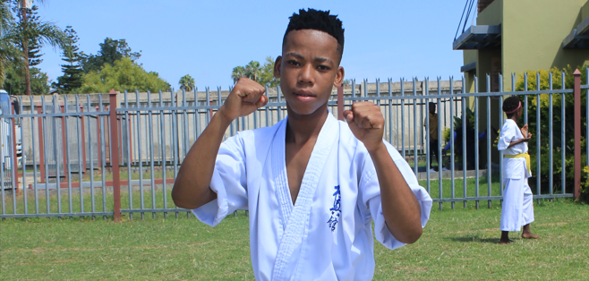 Pontsho's goal is to become a sempai