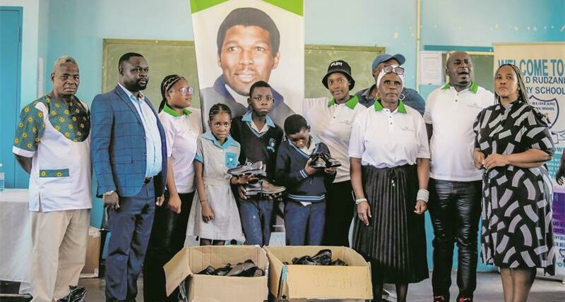 Sam Tambani Foundation donates shoes to 6 Lim schools | Review