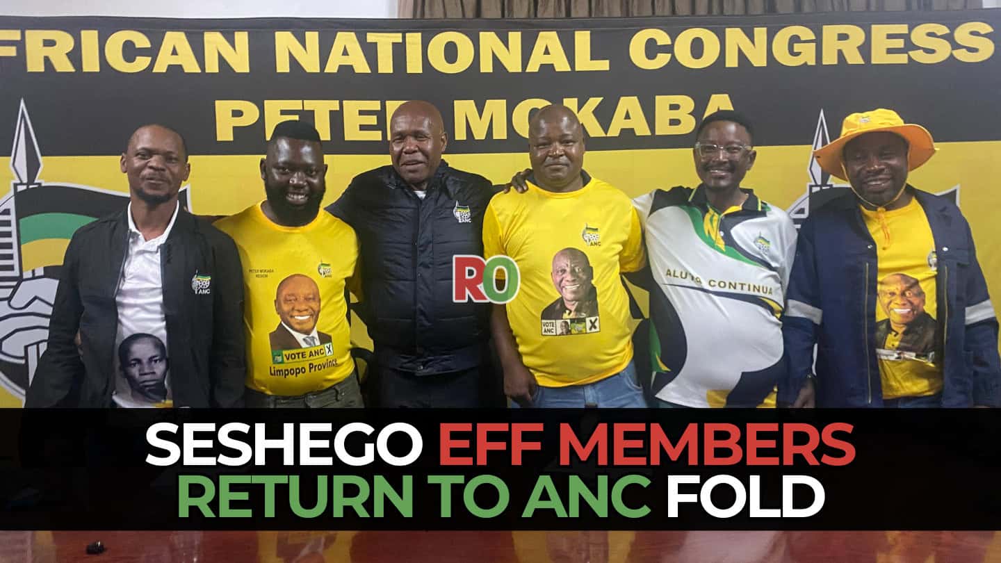 WATCH: Seshego EFF members return to ANC fold | Review