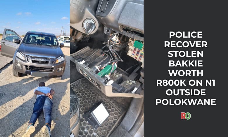 Police recover stolen bakkie worth R800k on N1 outside Polokwane | Review
