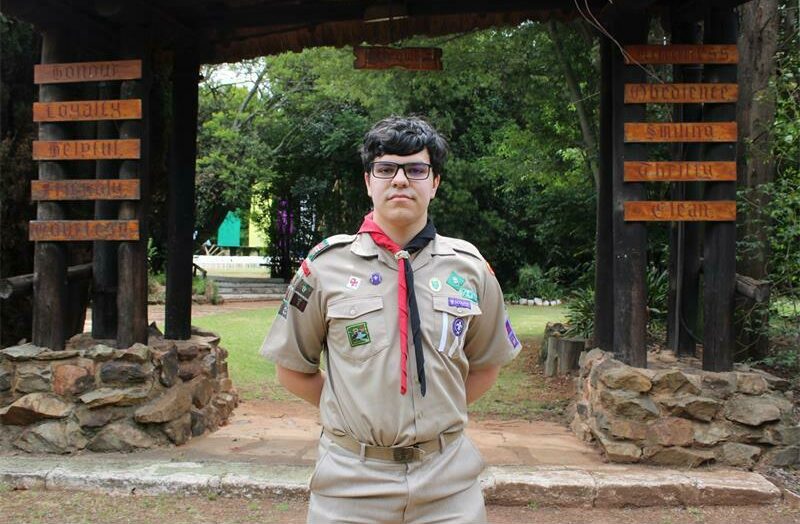 1st Bryanston Scout honoured with prestigious Springbok award