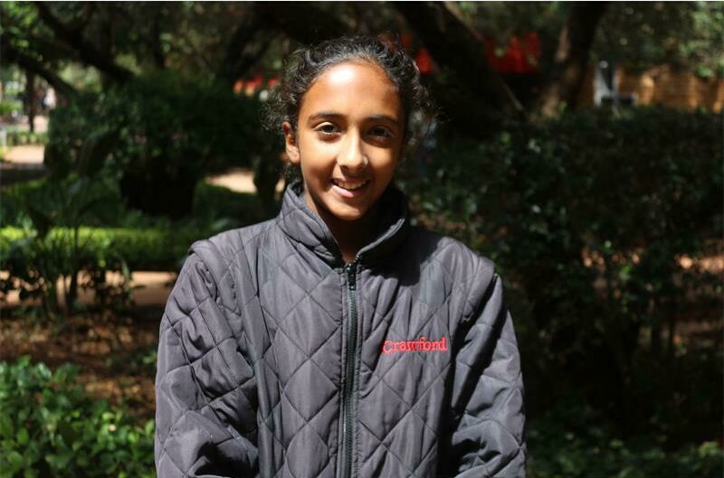 Crawfordian Leeya earns spot in regional cricket team