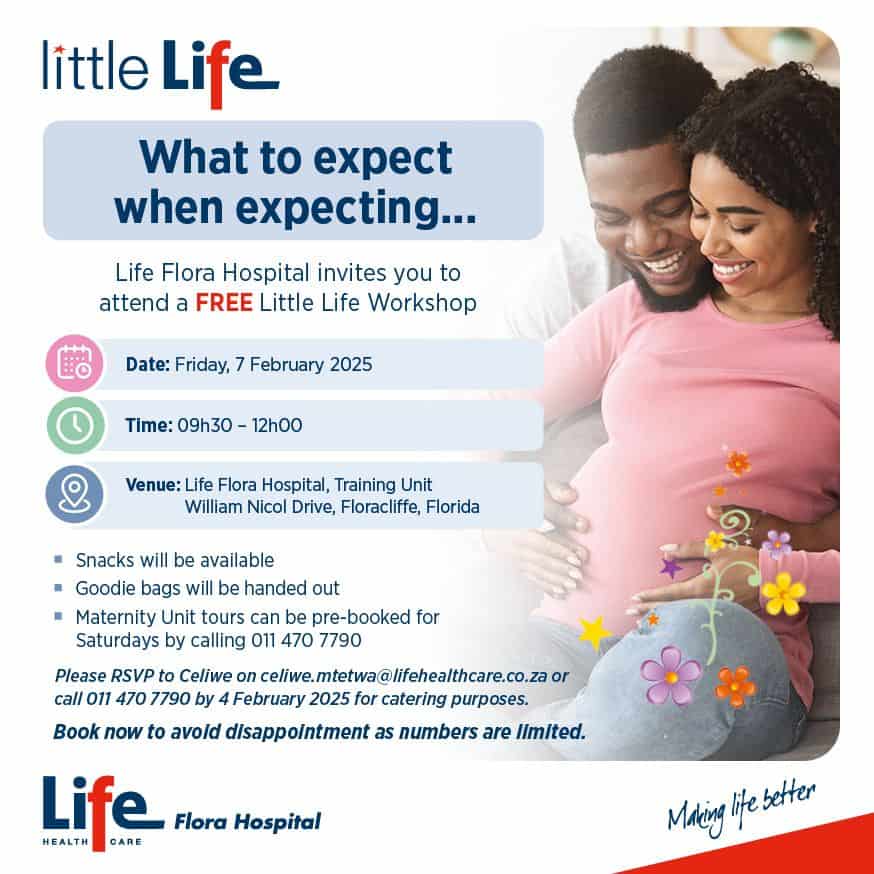 Life Flora Hospital invites you to attend a free Little Life Workshop