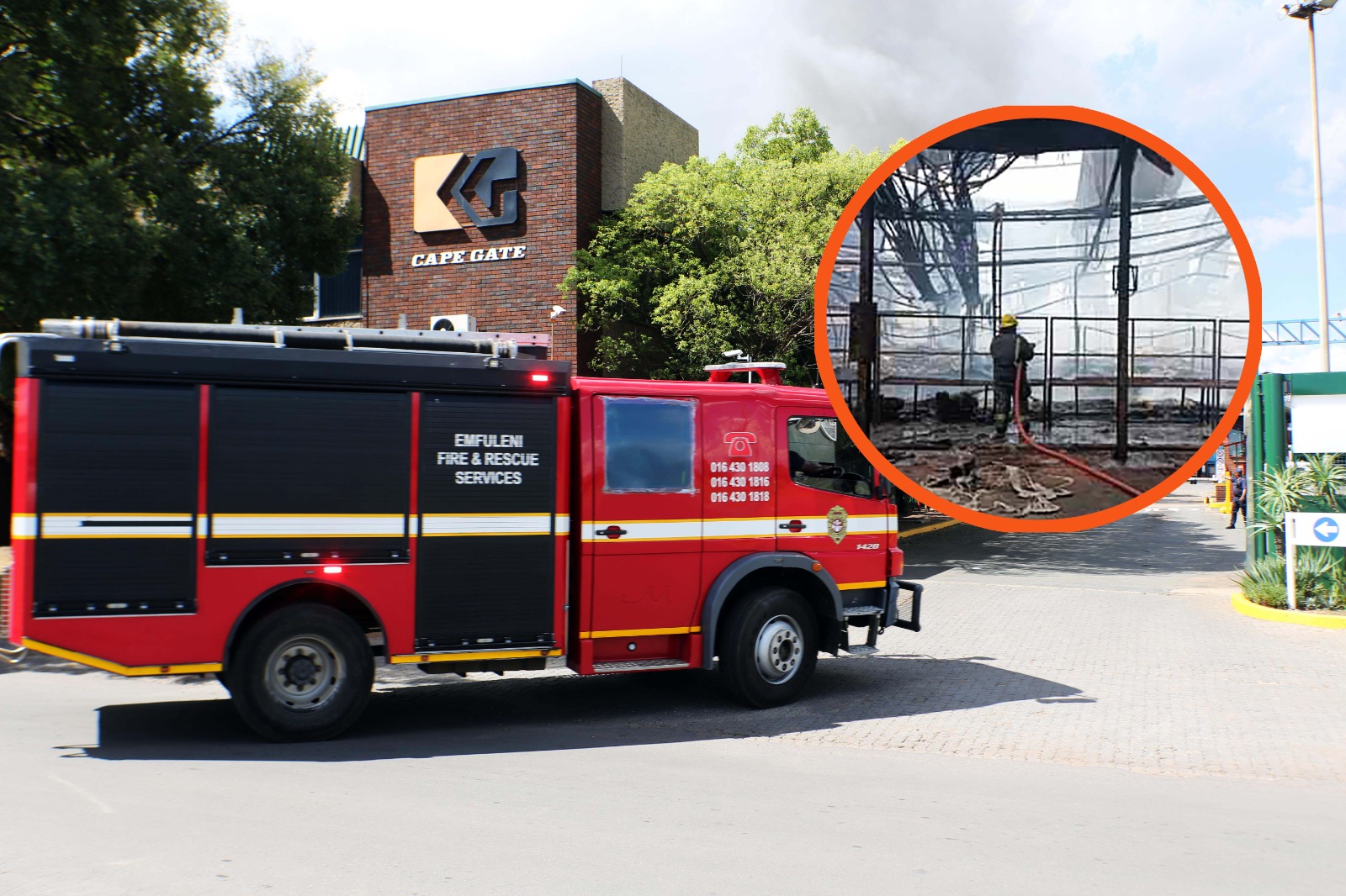 Blaze engulfs Cape Gate plant in Boipatong | Sedibeng Ster