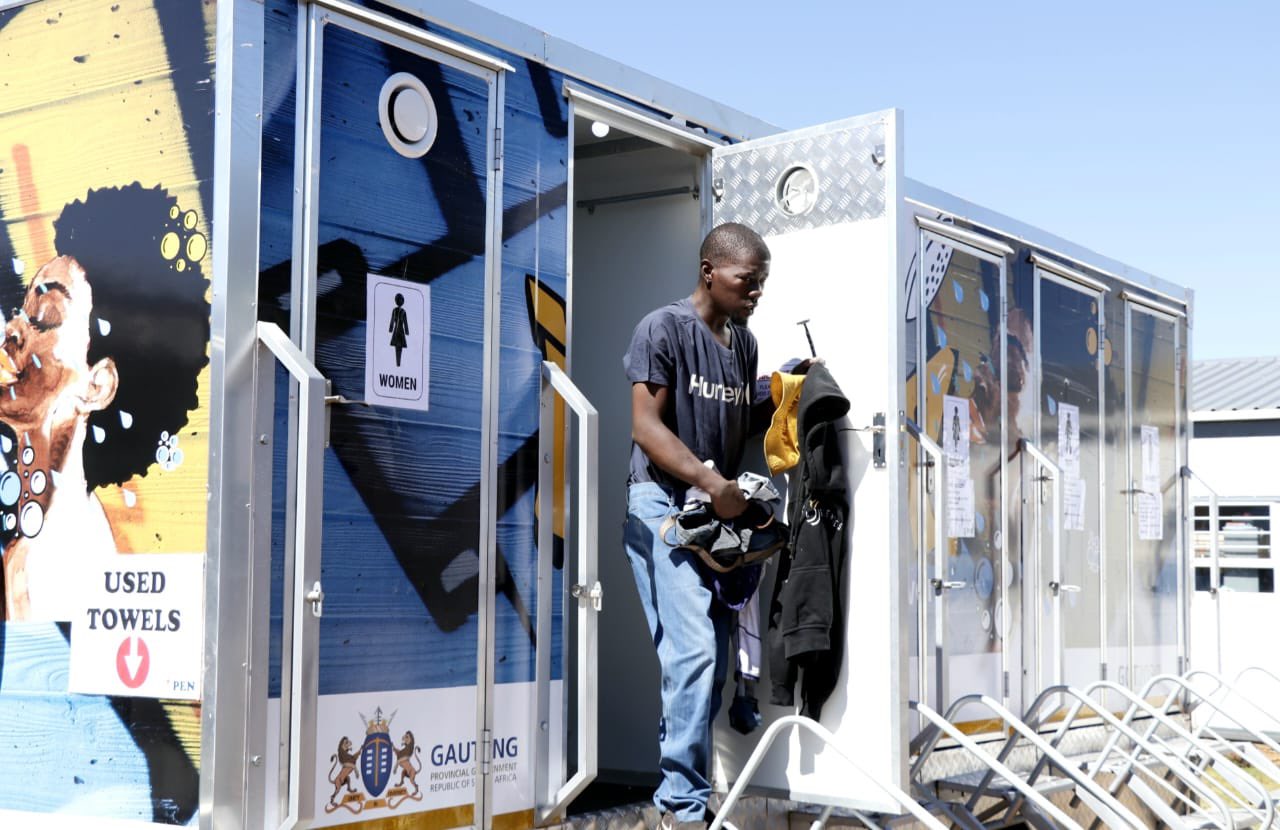 Gauteng launches mobile shower facilities for homeless people ...