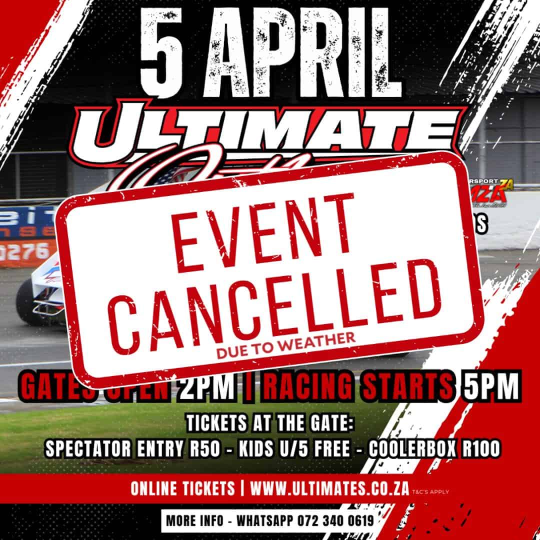 Ultimate Outlaws cancelled due to heavy rain | Sedibeng Ster