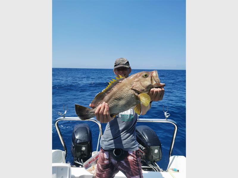 Hooked on fishing: Brandon reels in two catches | South Coast Herald
