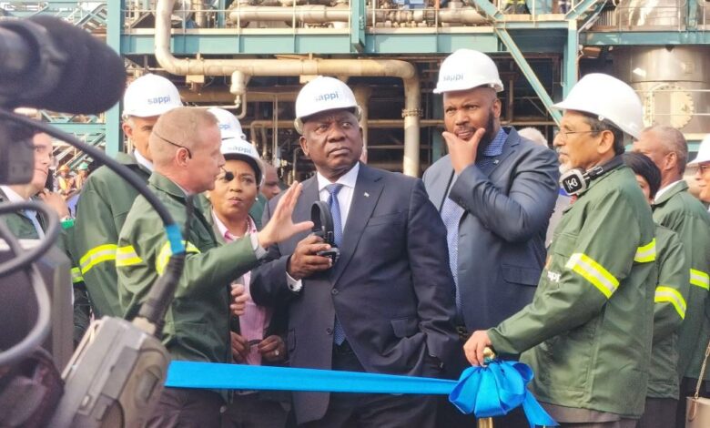President Ramaphosa officially opens R7.7-billion Sappi project in ...