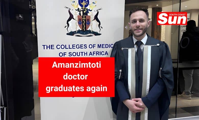 Kingsway High alumnus graduates in medicine again | South Coast Sun