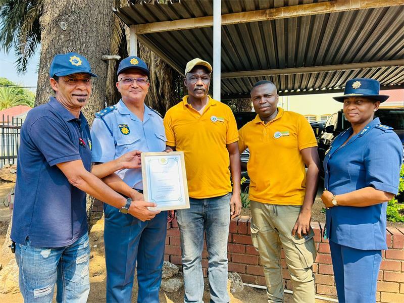 Winners Business Forum receives prestigious award from Booysens Police ...