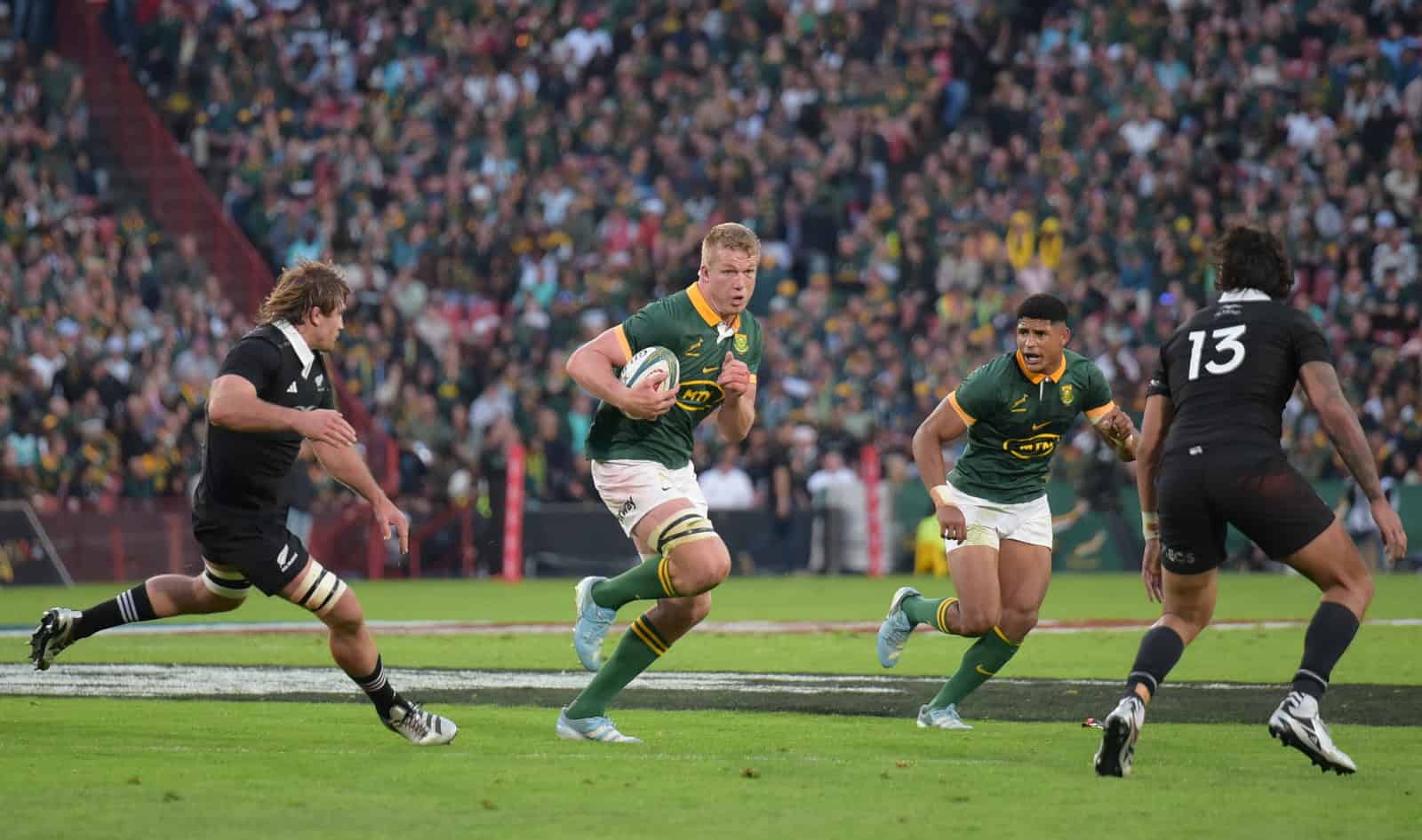 Springboks edge past All Blacks to top Rugby Championship | Southern ...