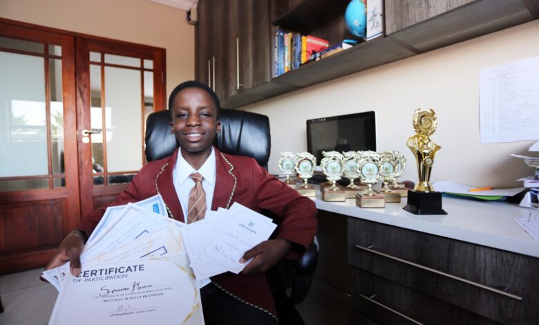 Mazibuko’s 20 trophies, a motivating story for high school | Vaalweekblad