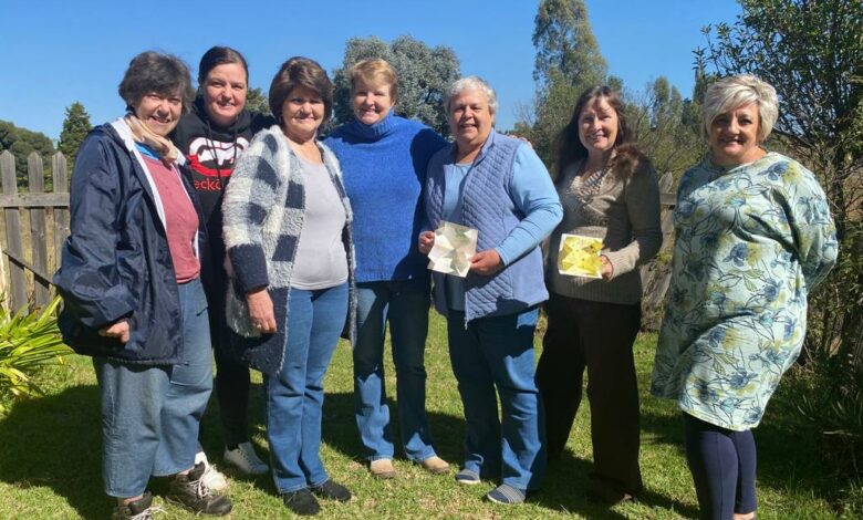 The ladies of the WAU Soirée branch showing off their artistic ...