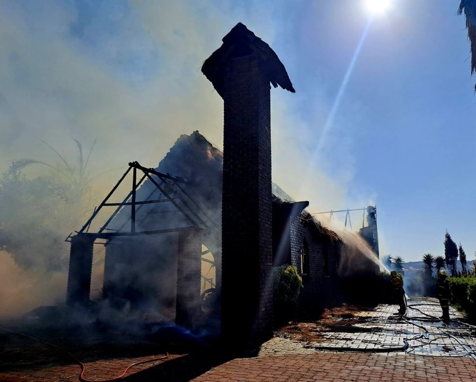 The chapel and venue at Indlela Country Estate demolished in fire ...