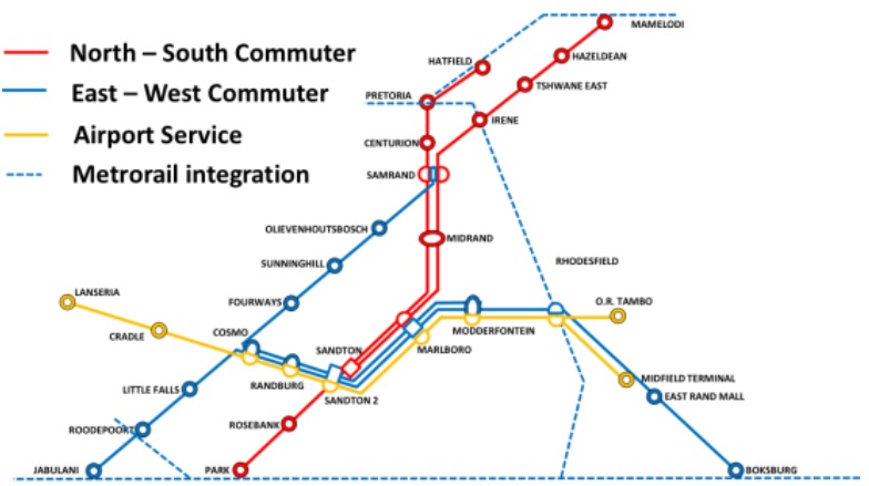 New proposed Gautrain expansion to reach Roodepoort, Little Falls ...