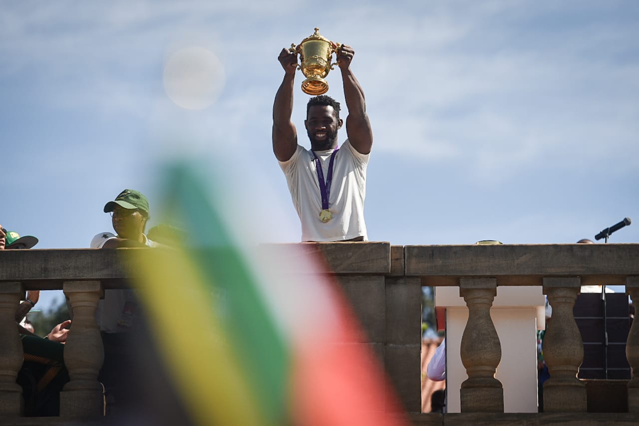 IN PICS: Ramaphosa hails 'first diverse team' to win Rugby World Cup ...