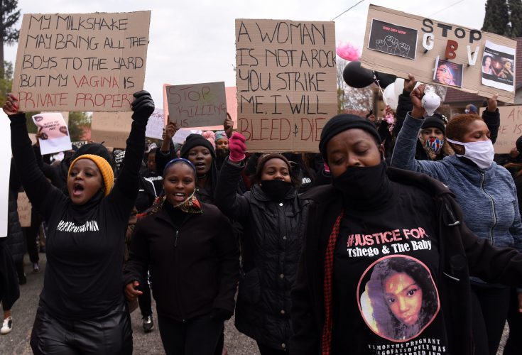 PICS: Families of GBV victims march to demand safety for women ...