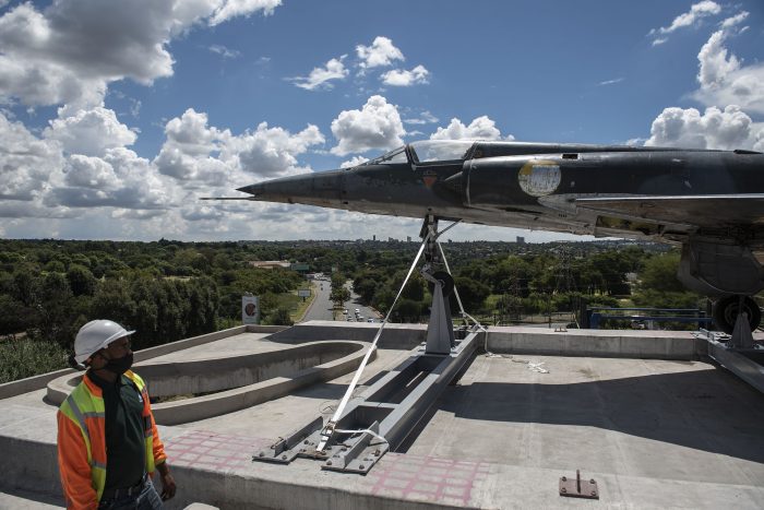 GALLERY: Mirage III fighter jet lands in Sandton | The Citizen