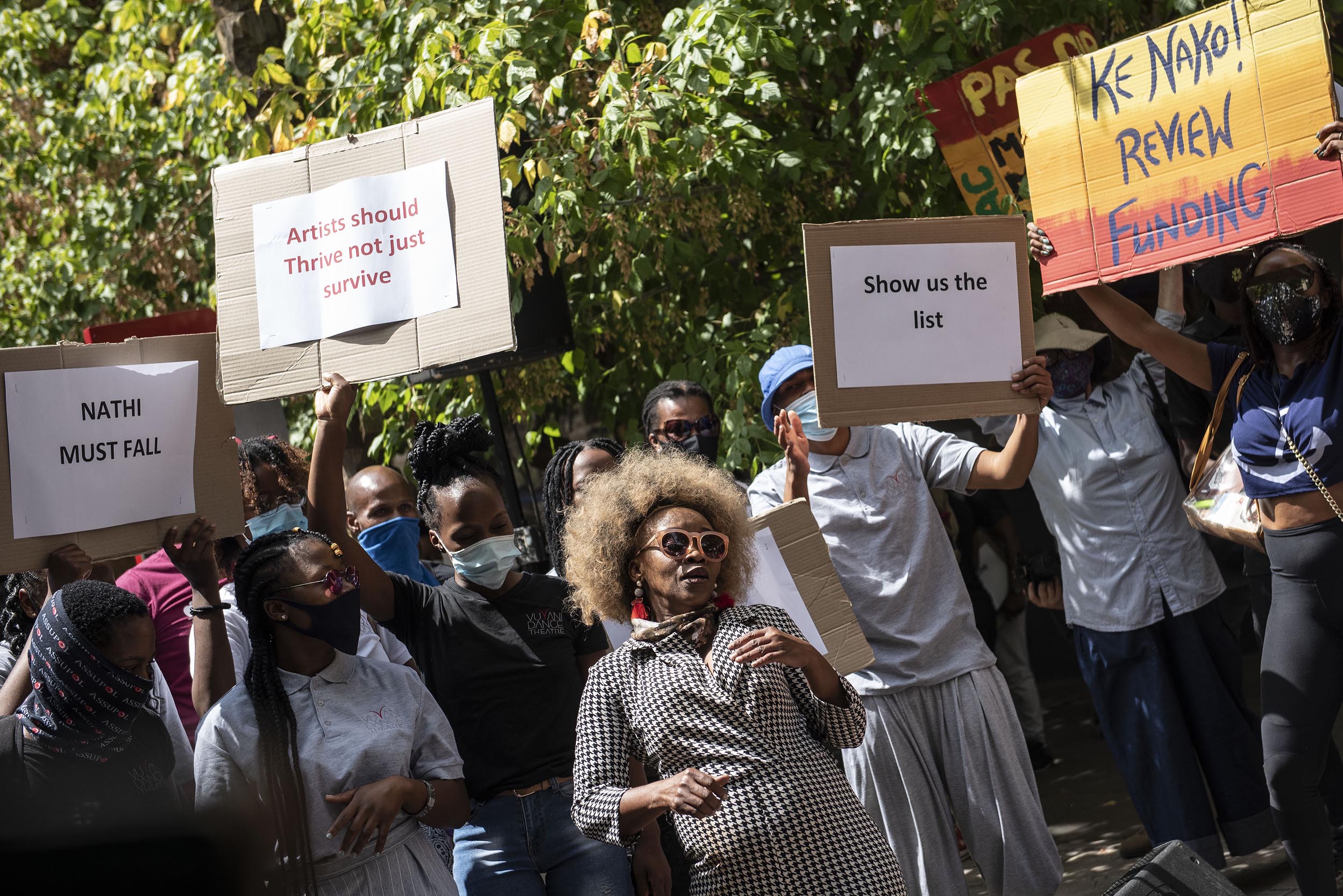 PICTURES & VIDEO: Dancers protest at National Arts Council | The Citizen