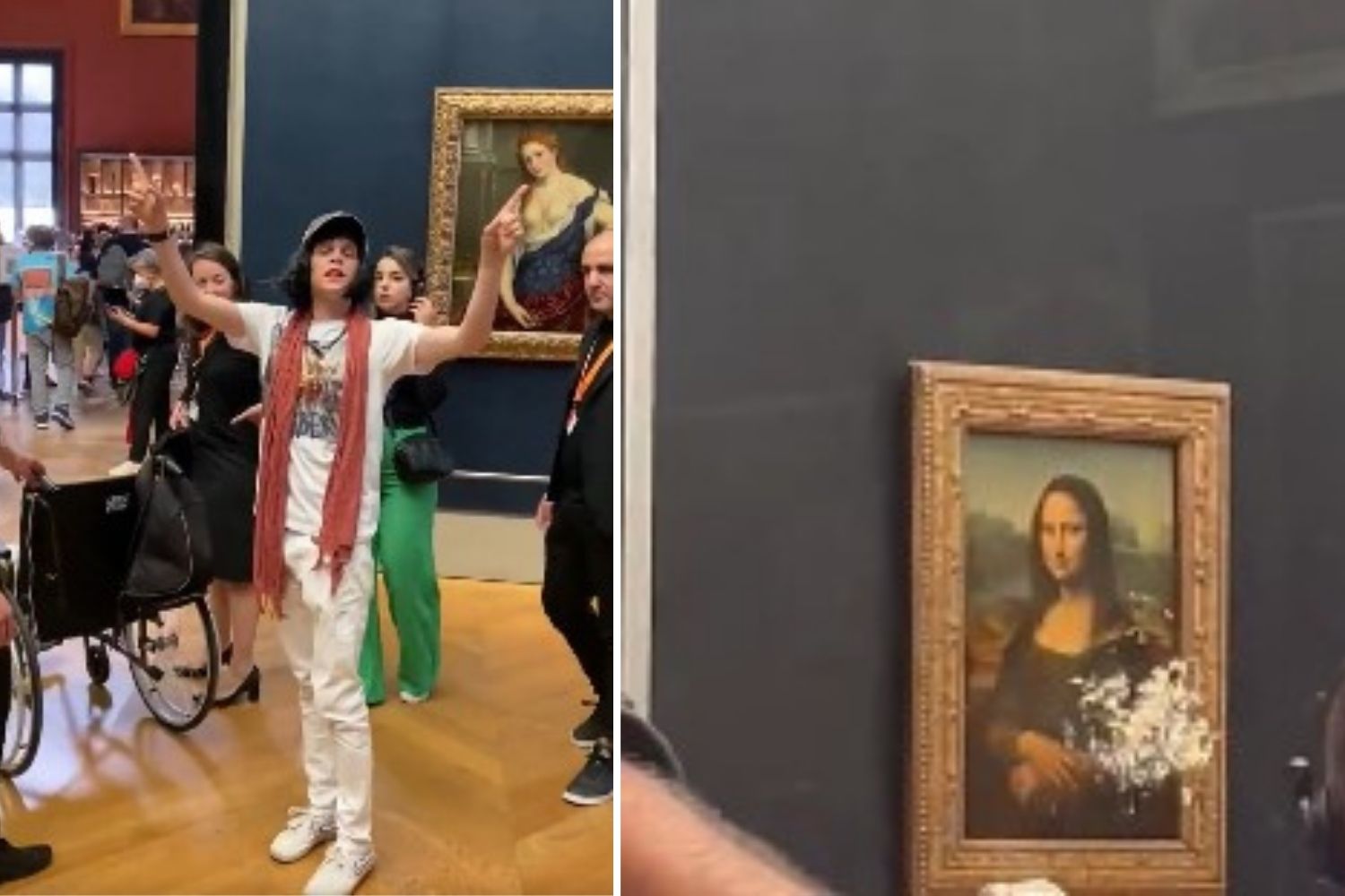 WATCH: Man placed in psychiatric care after attacking Mona Lisa with cake