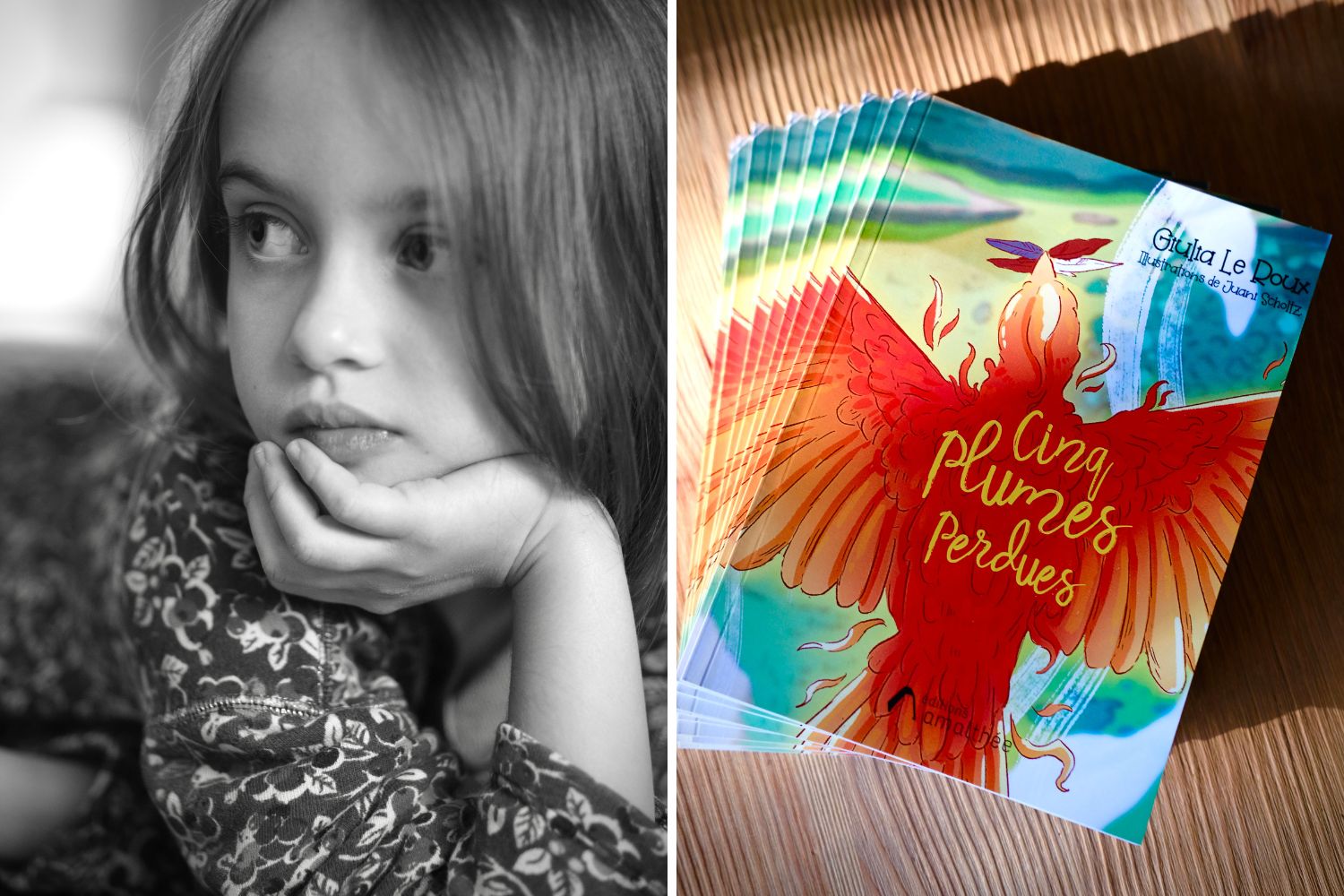 Nataniël's goddaughter becomes youngest published writer in France