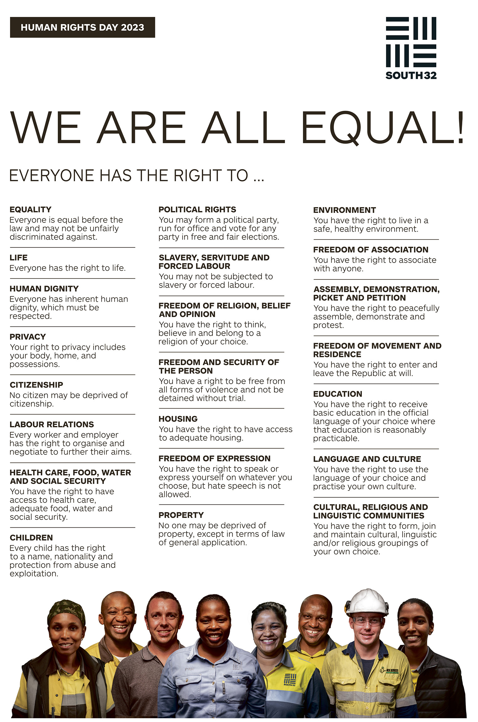 SOUTH 32 HUMAN RIGHTS DAY 2023 | Zululand Observer