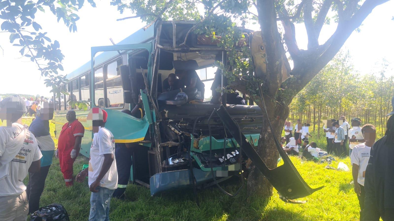 Multiple casualties in N2 bus collision near Gingindlovu | Zululand Observer
